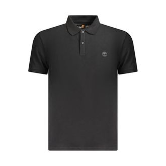 Timberland Klassisches Poloshirt Kurzarm - - Tops - Herren - Schwarzk - M