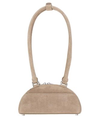 Self Portrait Womens Mini Shoulder Bag Beige Leather Outer Cow