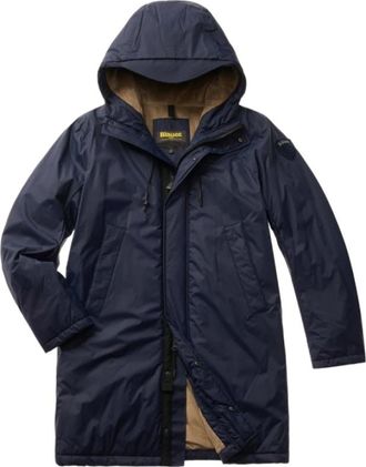 Blauer Homme, Manteaux, Bleu, Taille: S Parkas