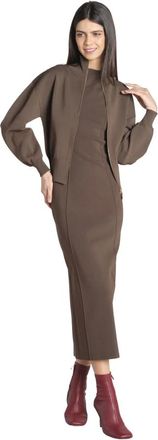 Joseph Femme, Sweatshirts et sweats &agrave; capuche, Brun, Taille: 36 FR Sable Milano Jacket