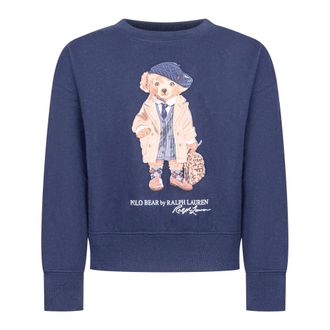 Polo Ralph Lauren Homme, Sweatshirts et sweats &agrave; capuche, Bleu, Taille: S Bear Graphic SweaT-shirt