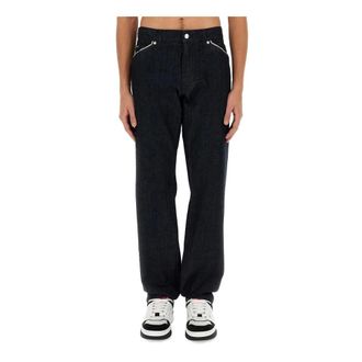 Dolce & Gabbana Homme, Jeans, Bleu, Taille: M Jean coupe droite cinq poches