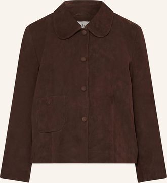 BA&SH Ba&Sh Lederjacke Milas braun