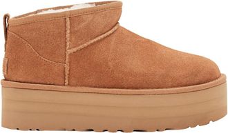 UGG Ugg, Femme, Chaussures, Brun, Taille: 38 EU Classic Ultra Mini Platform Boot