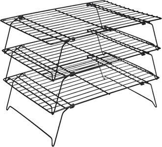 Generico K&uuml;hlgitter f&uuml;r Kekse, Trockenblech f&uuml;r Pizza, stapelbare Gitter f&uuml;r K&uuml;che und Backwaren zu Hause