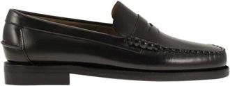 Sebago Homme, Chaussures, Noir, Taille: 40 EU Round Toeline Loafer