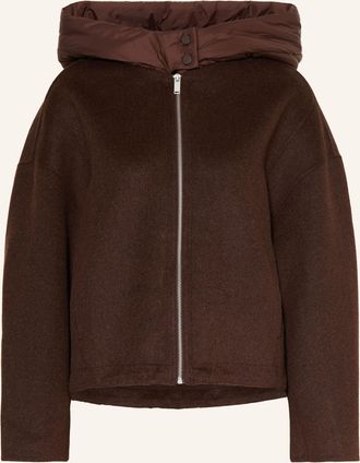 OPUS Blouson Mit Abnehmbarer Kapuze braun