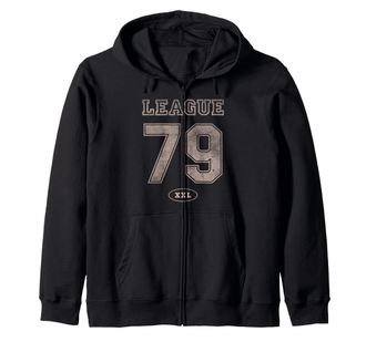 Trendy Apparel League Number 79 XXL Football Jersey Kapuzenjacke