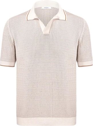 Gran Sasso Homme, Tops, Beige, Taille: 2XL Tennis SS Pique