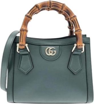 Gucci Sac &agrave; main vintage doccasion - Femme - Pre-owned - Vert - Taille: ONE Size