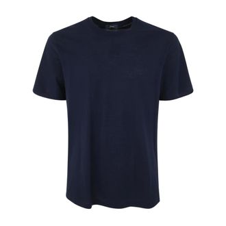 Herno Homme, Tops, Bleu, Taille: S T-shirt en cr&ecirc;pe