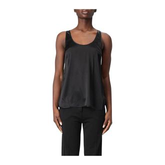 Pinko Seiden-Cami-Top - - Tops - Damen - Schwarzk - S