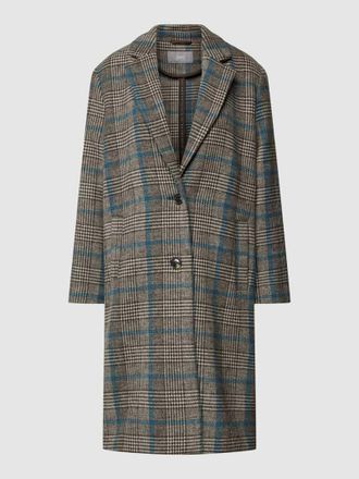 Jake*s Wollmantel mit Allover-Muster