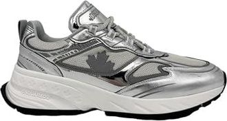 Dsquared2 Chaussures Sprinter m&eacute;tallis&eacute;es couleur argent, argent m&eacute;tallique, 42 EU