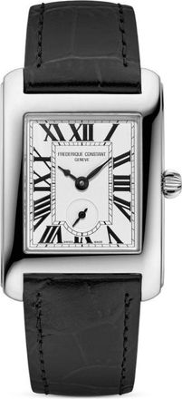 Frederique Constant Classics Carr&eacute;e Small Seconds 36mm - Wei&szlig;