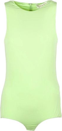 Genny Femme, Tops, Vert, Taille: 38 FR Bodysuit sans manches