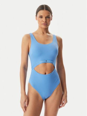 Tommy Hilfiger Badeanzug UW0UW06367 Hellblau