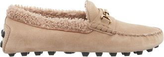 Tod's Tods Loafer - Loafer Noppen Gef&uuml;ttert - Gr. 39,5 (EU) - in Beige - f&uuml;r Damen