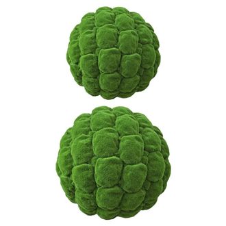 BESPORTBLE Moosbälle Deko Grün Moosfelsen Künstliche Mooskugeln Künstliche Moos Deko Steine Moossteine Kunststeine Grünpflanze Moos Puppenhaus für Hochzeit Blume