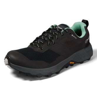 Berghaus Damen Trailway Active Gore-Tex Wanderschuhe, Schwarz/Grün, 39.5 EU