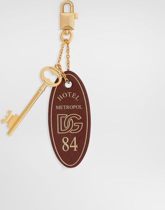 Dolce & Gabbana Calfskin Tassel Keychain - Frau Collection Bordeaux Onesize