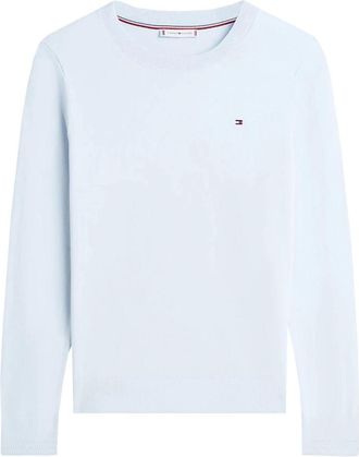 Tommy Hilfiger Femme, Pulls, Bleu, Taille: 42 FR Pulls &agrave; col rond