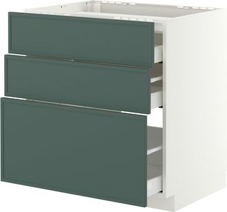 IKEA METOD / MAXIMERA Unterschr.f Kochf/3 Fronten/3Sch