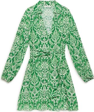 Maliparmi Maliparmi, Femme, Robes, Vert, Taille: 40 FR Dreamscape Ikat Dress