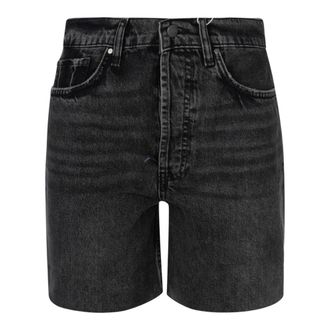 Anine Bing Charcoal Cat Short Pants - - Shorts - Damen - Schwarzk - W28