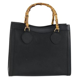 Gucci Pre-owned Lederhandtasche - - Pre-owned - Damen - Schwarzk - ONE SIZE