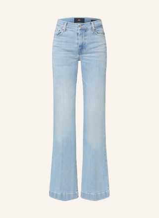 7 For All Mankind Flared Jeans Dojo blau