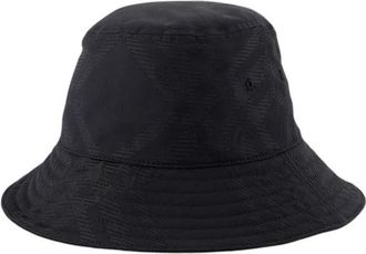 Burberry unisex, Accessoires, Noir, Taille: S Tonal Bias Bucket Hat