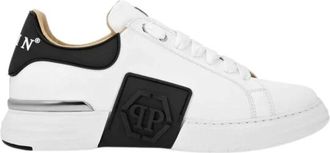 Philipp Plein Baskets basses Phantom Kick$ - Homme - Chaussures - Blanc - Taille: 45 EU