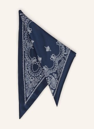 Destin Destin Dreieckstuch Aus Seide blau