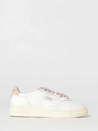Autry Medalist Low Bicolor-Ledersneaker mit perforierter Spitze
