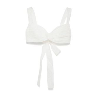 Zimmermann Wei&szlig;es &auml;rmelloses Top mit Schleifendetails - - Tops - Damen - Wei&szlig; - L
