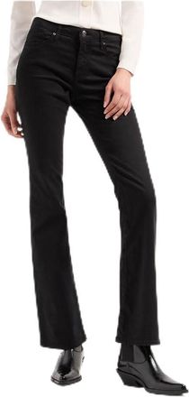A|X Armani Exchange Womens J65, Stretch Cotton Denim, Flare Cut Jeans,Black 25