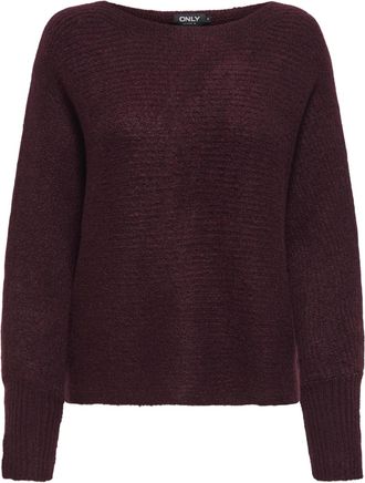 Only Damen ONLDANIELLA L/S KNT NOOS Pullover, Mauve Wine,L