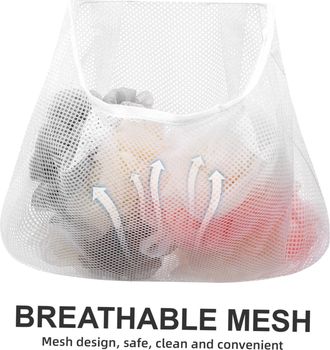 Valiclud Hängebeutel Fürs Badezimmer Und Küche Multifunktionaler Wäscheklammerbeutel Aus Atmungsaktivem Mesh Waschbar Und Platzsparend Für Reisen Und Balkon