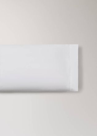 Mango Taie doreiller percale de coton ajour&eacute; 50x75 cm blanc - Home - 45x110cm - MANGO HOME