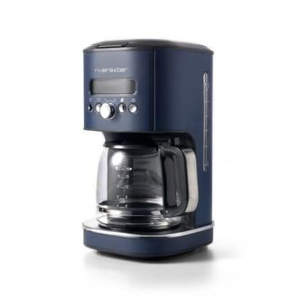 Riviera & Bar riviera&bar, Cafeti&egrave;re Filtre Programmable 1,8L Inox, &Eacute;cran LCD, D&eacute;part Diff&eacute;r&eacute; 24h, Maintien au Chaud, Syst&egrave;me Stop,Gouttes, Alerte D&eacute;tartrage, Mod&egrave;l