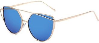 Generic Lunettes de soleil oeil de chat classiques 2026 pour femmes, lunettes de soleil oeil de chat en métal pour femmes, lunettes de soleil vintage effet mi