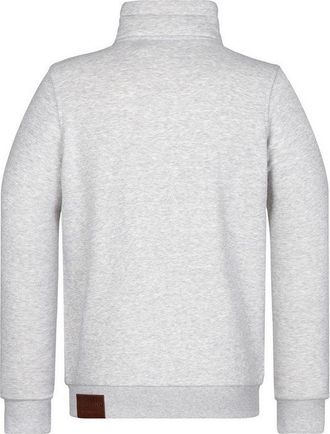 Naketano Sweatjacke Herren hoher Stehkragen, Rei&szlig;verschluss, Eingrifftaschen, meliert Rippb&uuml;ndchen, Kordelzug, Logo-Patch, Regular Fit, casual, Streetwear