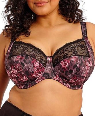 Elomi Morgan Underwire Bra Soutien-Gorge, Dark Romance, 38FF Femme