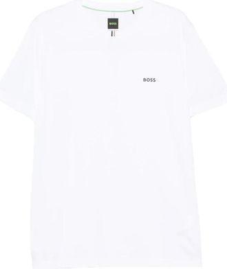HUGO BOSS Homme, Tops, Blanc, Taille: 3XL T-shirt col rond