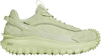 Moncler Moncler Sneakers Trailgrip Momint En Nubuck Et Daim, Femme, Vert, Taille: 36,5