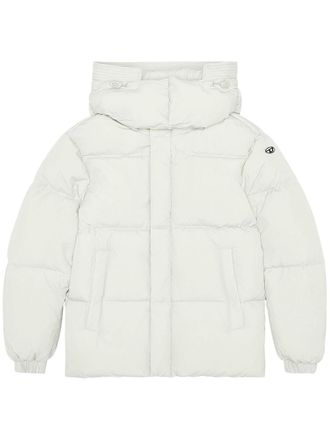 Diesel doudoune W-Rolfys &agrave; capuche - Blanc