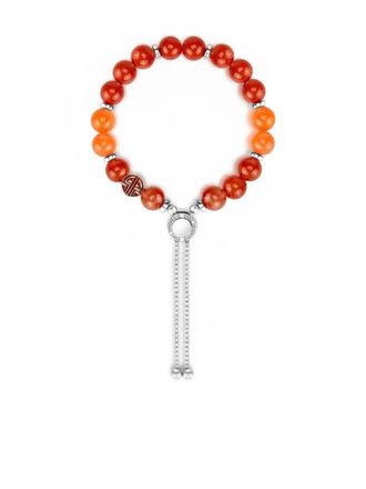 Shanghai Tang bracelet Tang of Fire &agrave; pierres dagate - Argent