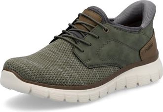 Rieker Herren Low-Top Sneaker B6658, M&auml;nner Halbschuhe,Laufschuhe,stra&szlig;enschuhe,Strassenschuhe,Sportschuhe,Freizeitschuhe,gr&uuml;n (52),45 EU / 10.5 UK
