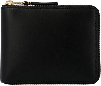 Comme Des Gar&ccedil;ons Portefeuille zipp&eacute; en cuir - Femme - Accessoires - Noir - Taille: ONE Size
